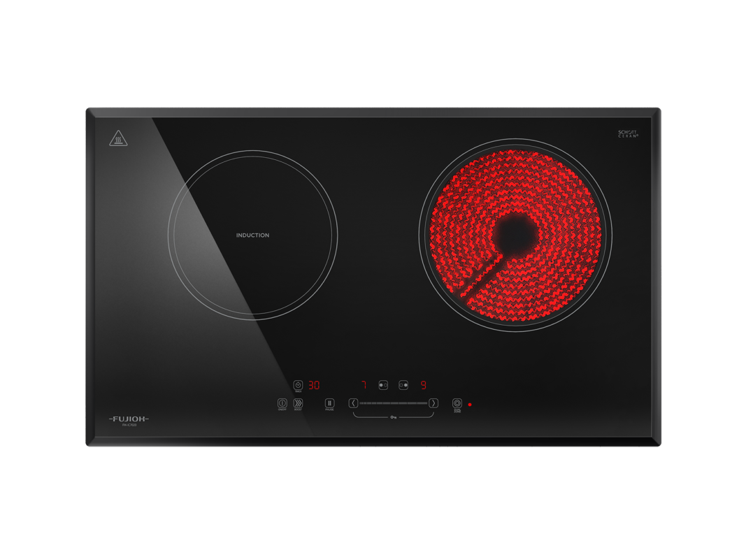 Hybrid Hob With Induction & Ceramic Zones - Fujioh Authorized Centre