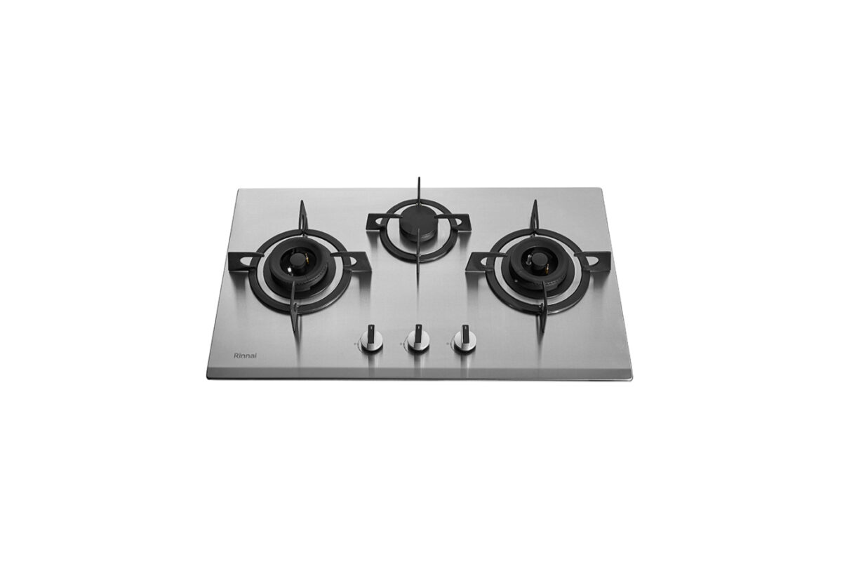 3-Burner Built-in Gas Hob (Stainless Steel) - Fujioh Authorized Centre